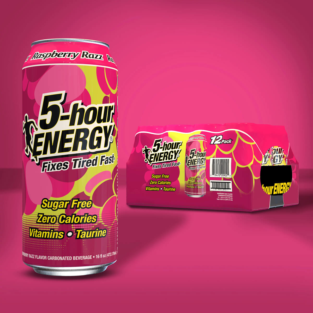 Raspberry Razz Flavor Extra Strength 5-hour ENERGY Drink 12-pack – 5 ...