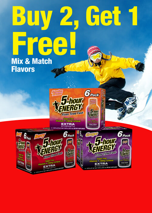 Energy shots and energy drinks with caffeine | 5-hour Energy