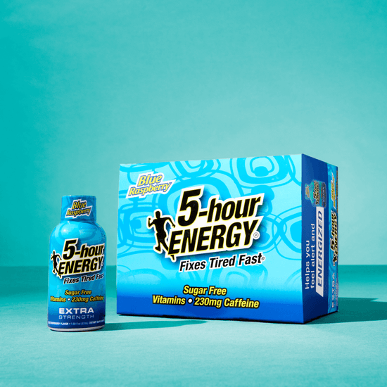 Blue Raspberry Flavor Extra Strength 5-hour ENERGY Shots – 5-hour Energy