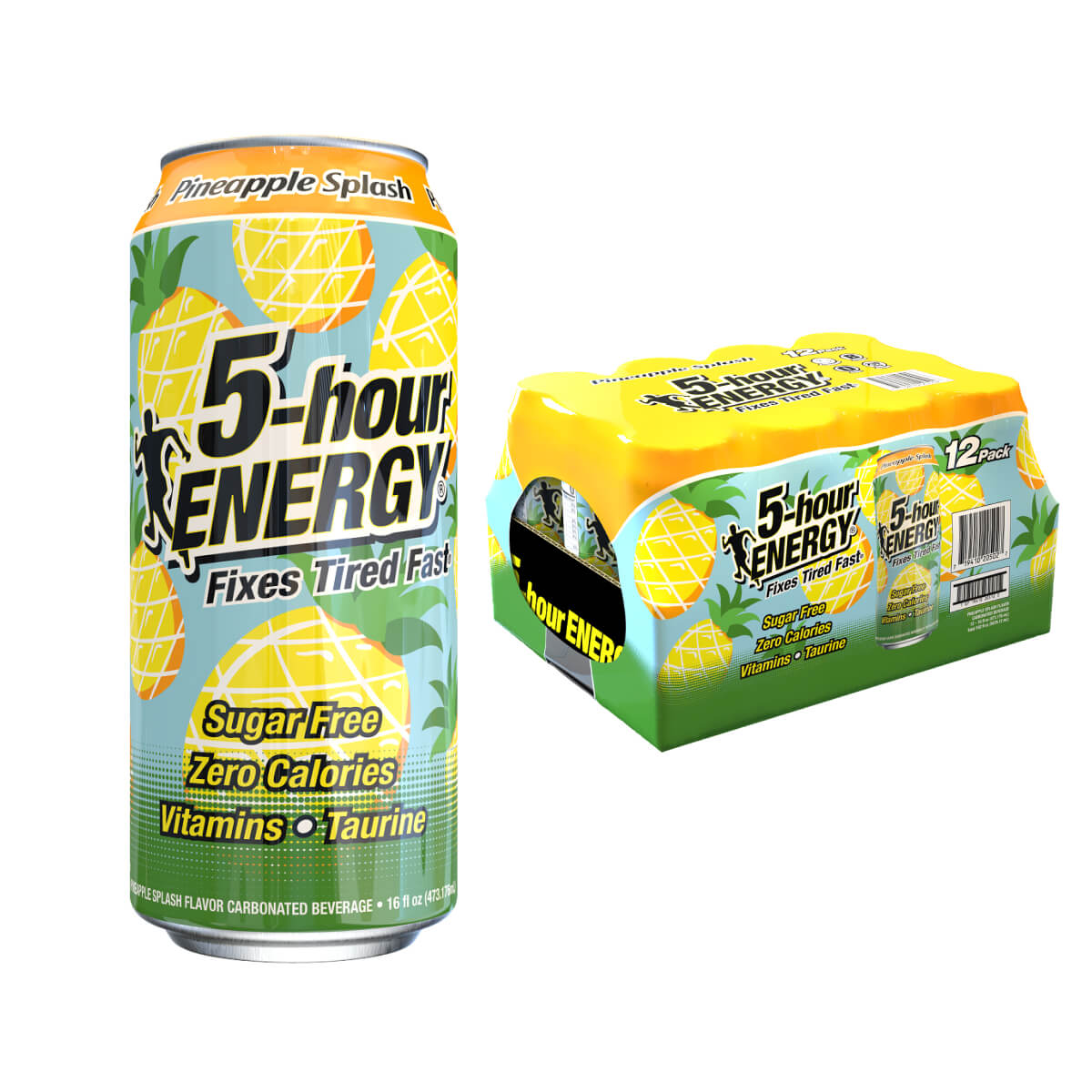 Pineapple Splash Flavor Extra Strength 5-hour ENERGY Drink 12-pack – 5 ...
