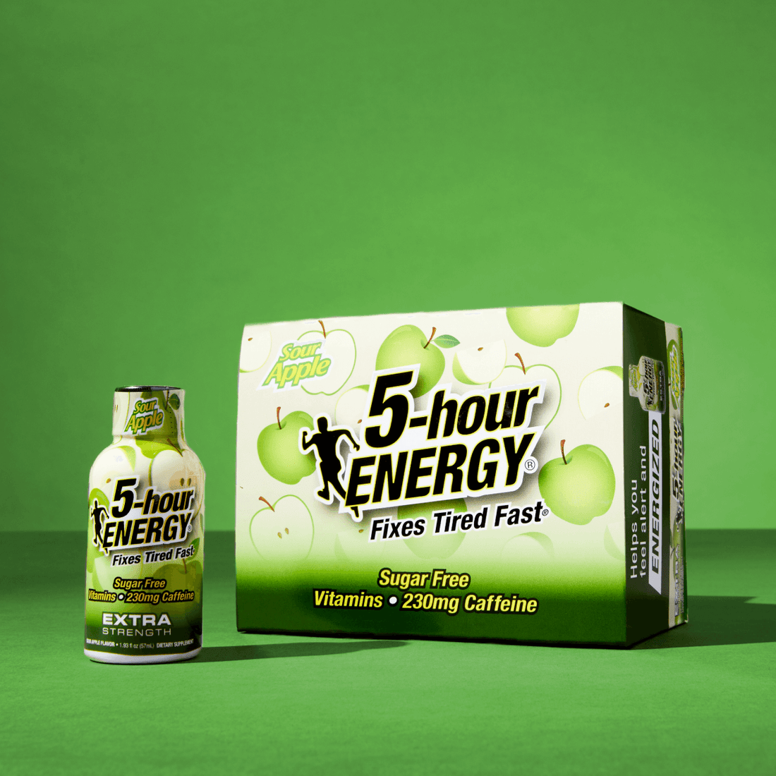 Sour Apple Flavor Extra Strength 5-hour ENERGY Shots – 5-hour Energy