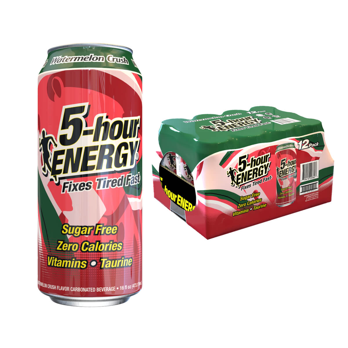 Watermelon Crush Flavor Extra Strength 5-hour ENERGY Drink 12-pack – 5 ...