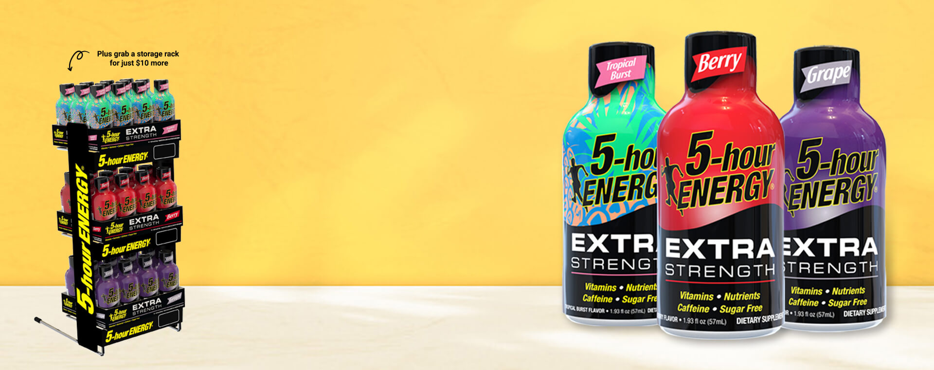 Energy shots and energy drinks with caffeine | 5-hour Energy